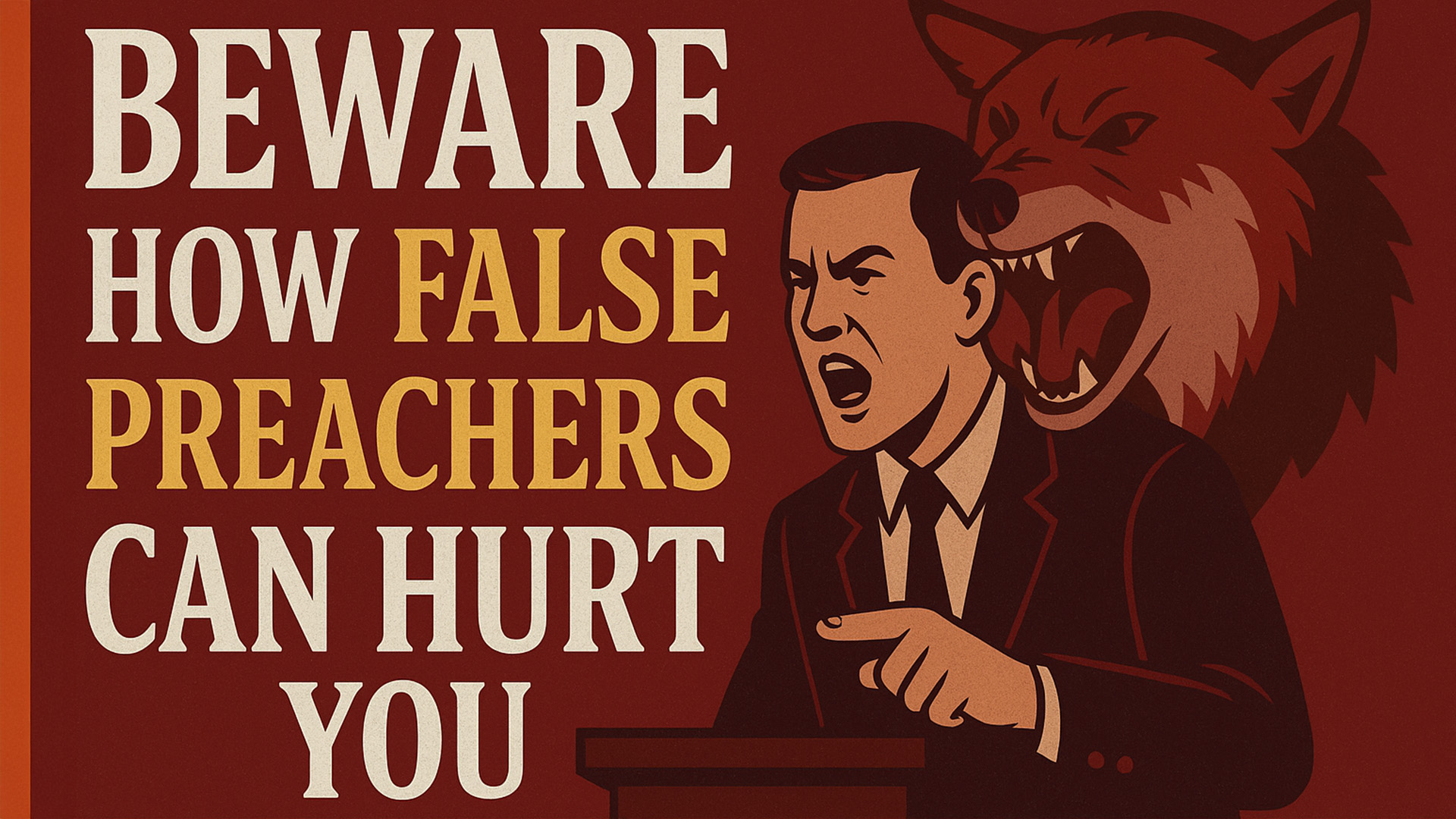 Do Not Be Deceived: What the Bible Says About False Preachers
